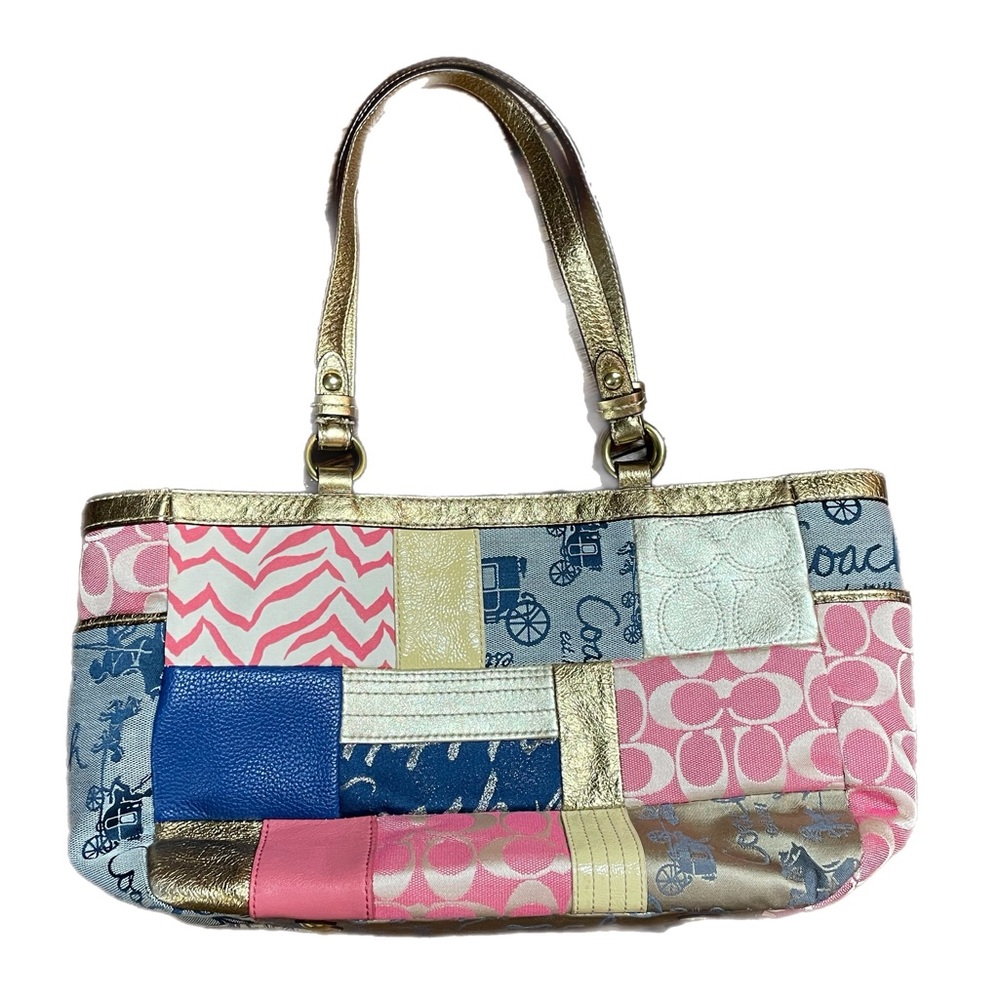 Coach Patchwork Shoulder Bag - Gem